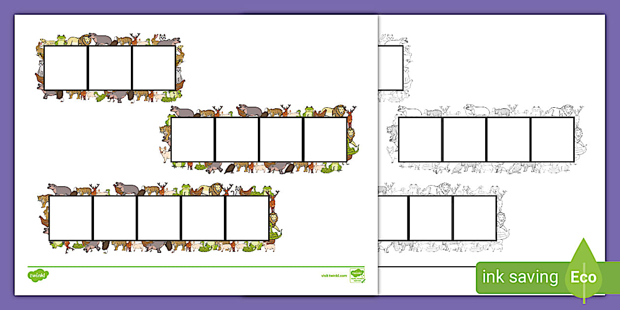 Animal Phoneme Frames - Twinkl