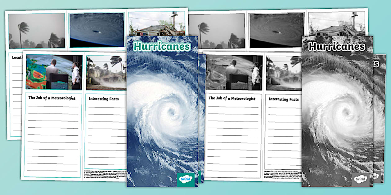 Hurricanes Leaflet Template (teacher made) - Twinkl