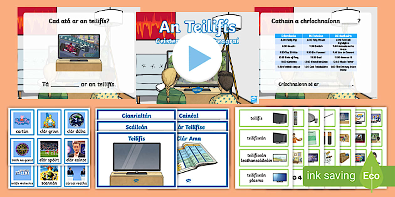 Gaeilge Third/Fourth Class Oral Language An Teilifis