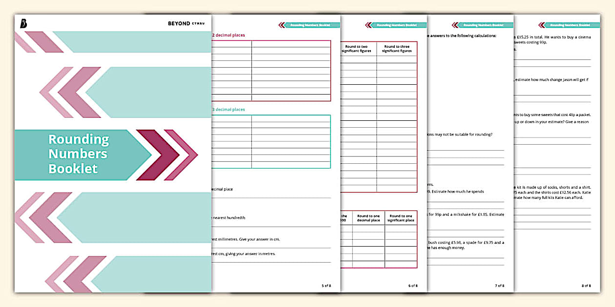 Rounding Numbers Booklet (Lehrer gemacht) - Twinkl