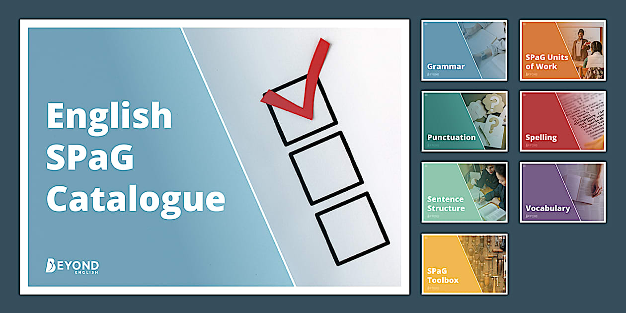Beyond SPaG Resources Catalogue (teacher made) - Twinkl