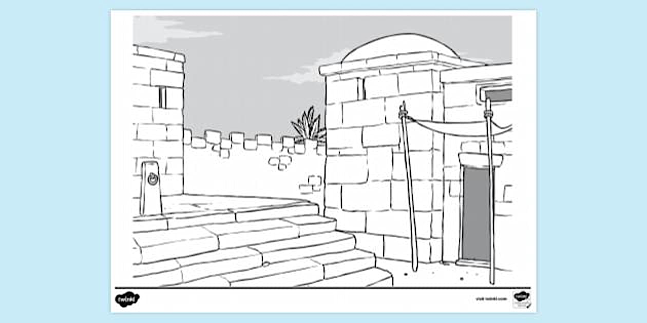 Prophet Background Colouring Sheets (teacher made) - Twinkl