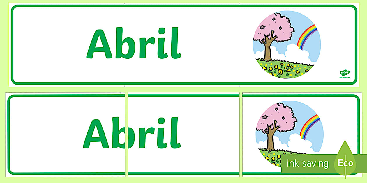 Painel de Abril (teacher made) - Twinkl