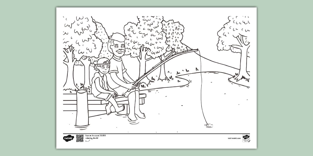 Beautiful Nature Colouring Page | Colouring Sheets - Twinkl