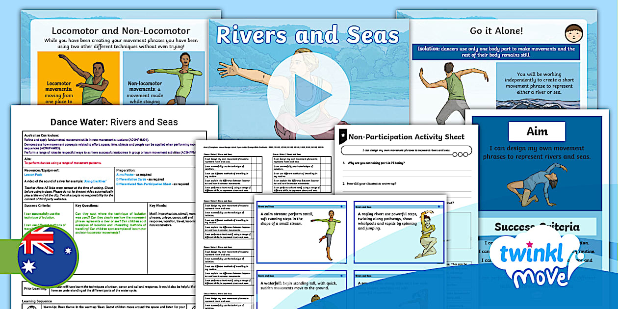 Move PE Year 4 Dance: Water Lesson 2: Rivers and Seas