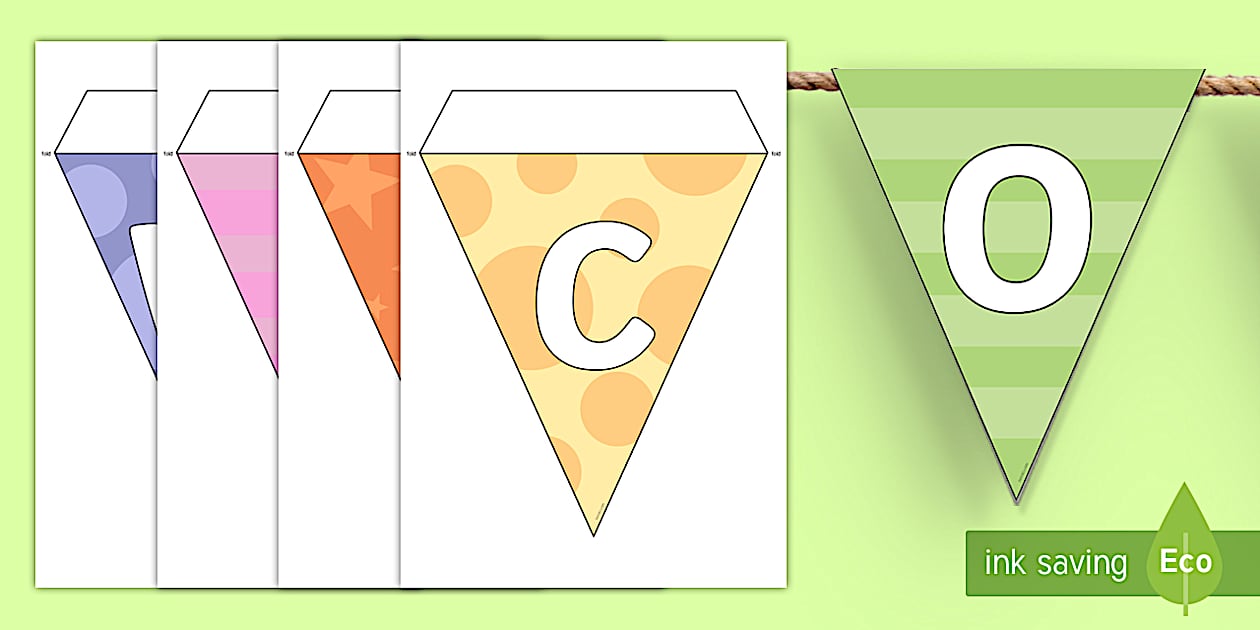 Welcome to Sixth Class Display Bunting (Teacher-Made)