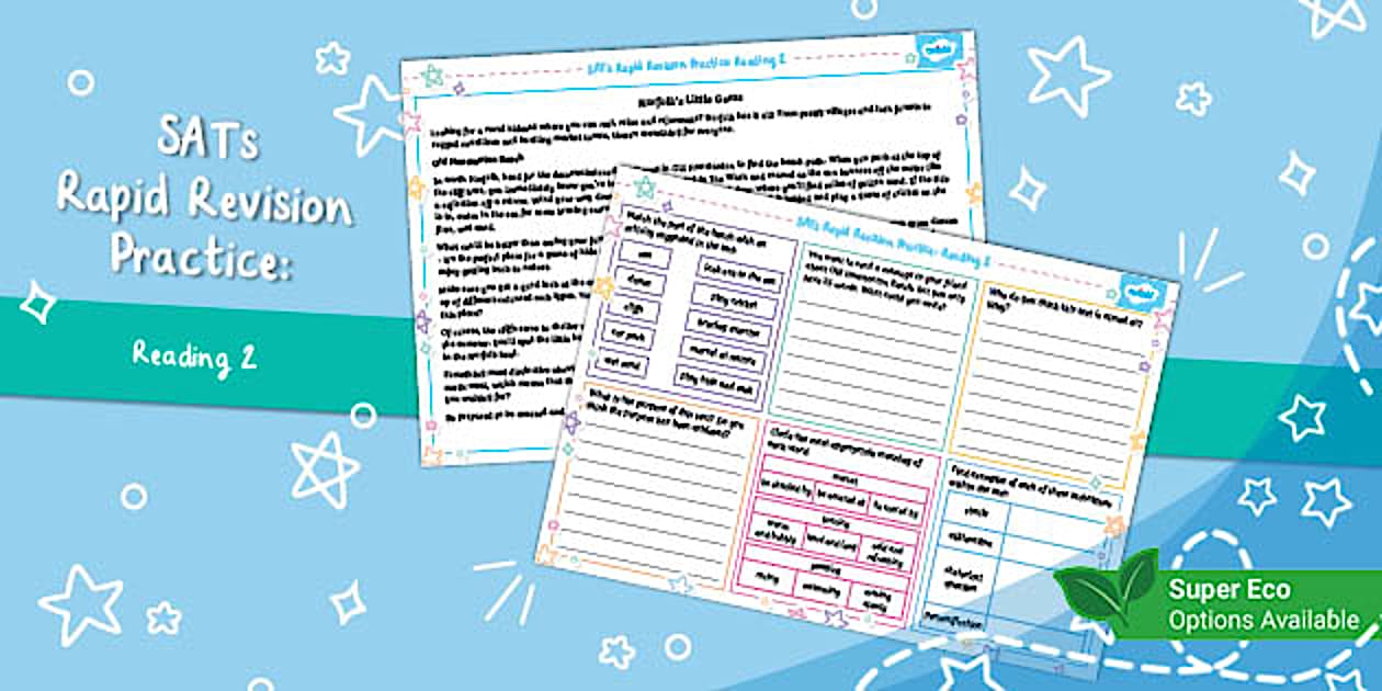KS2 SATs Reading Rapid Revision - Reading 2 - Twinkl