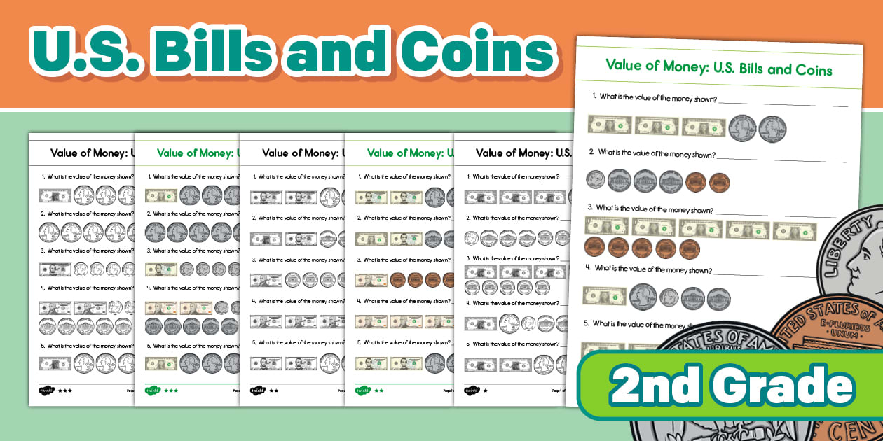Fun Counting Coins Worksheets for Kids | Twinkl USA