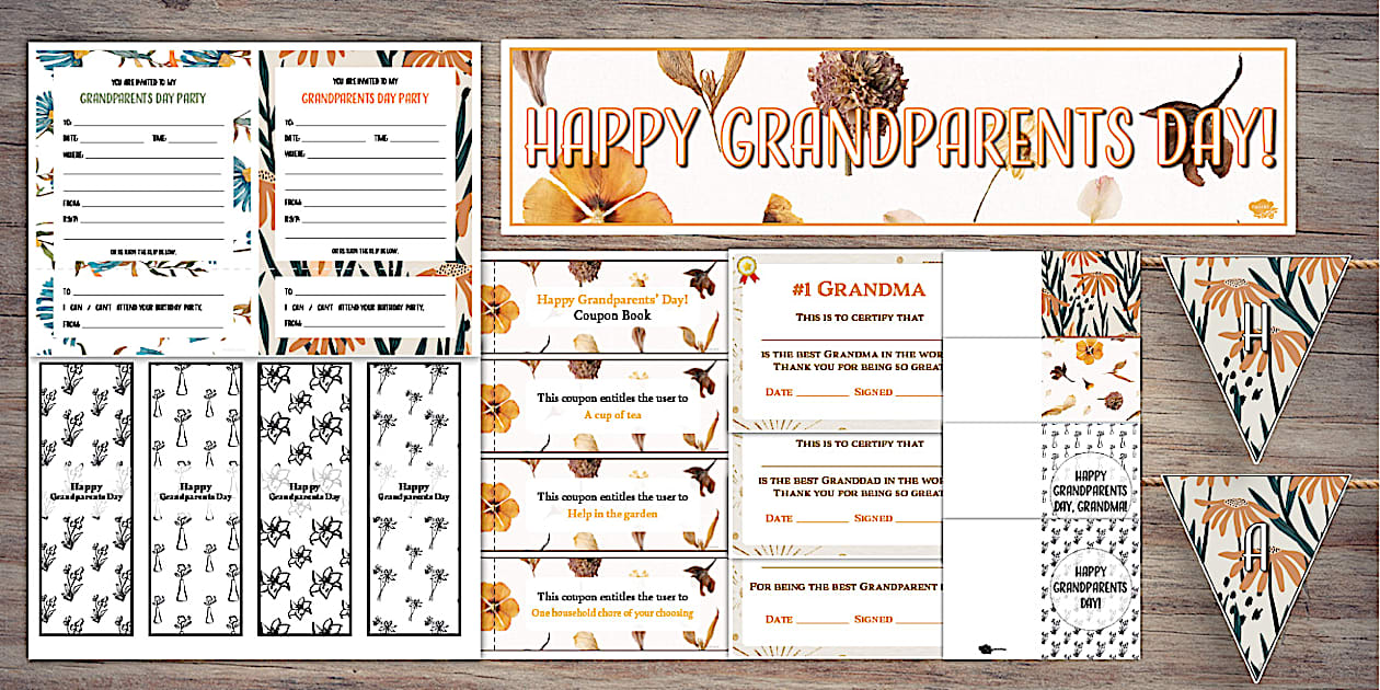 Grandparents Day Printable Celebration Pack | Twinkl Party