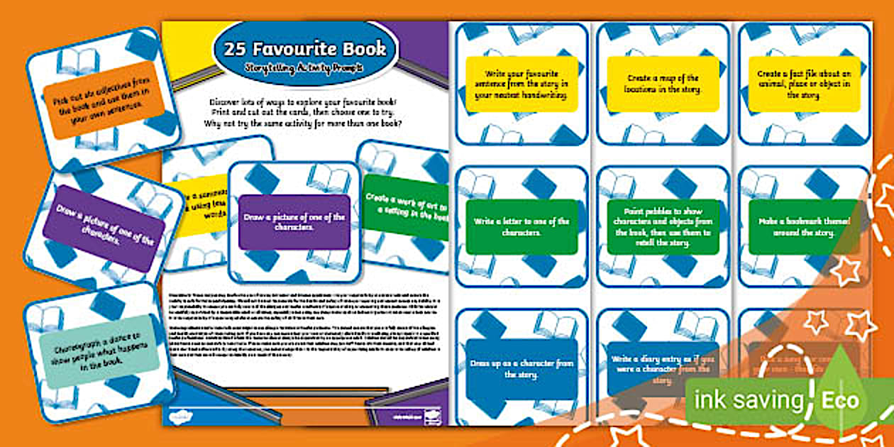 25 Favourite Book Activity Prompts (Ages 5 - 7) - Twinkl