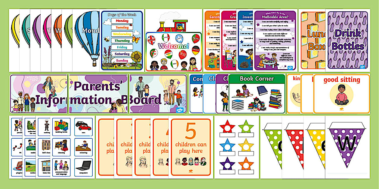 EYFS Nursery Set Up Pack for ECTs (teacher made) - Twinkl