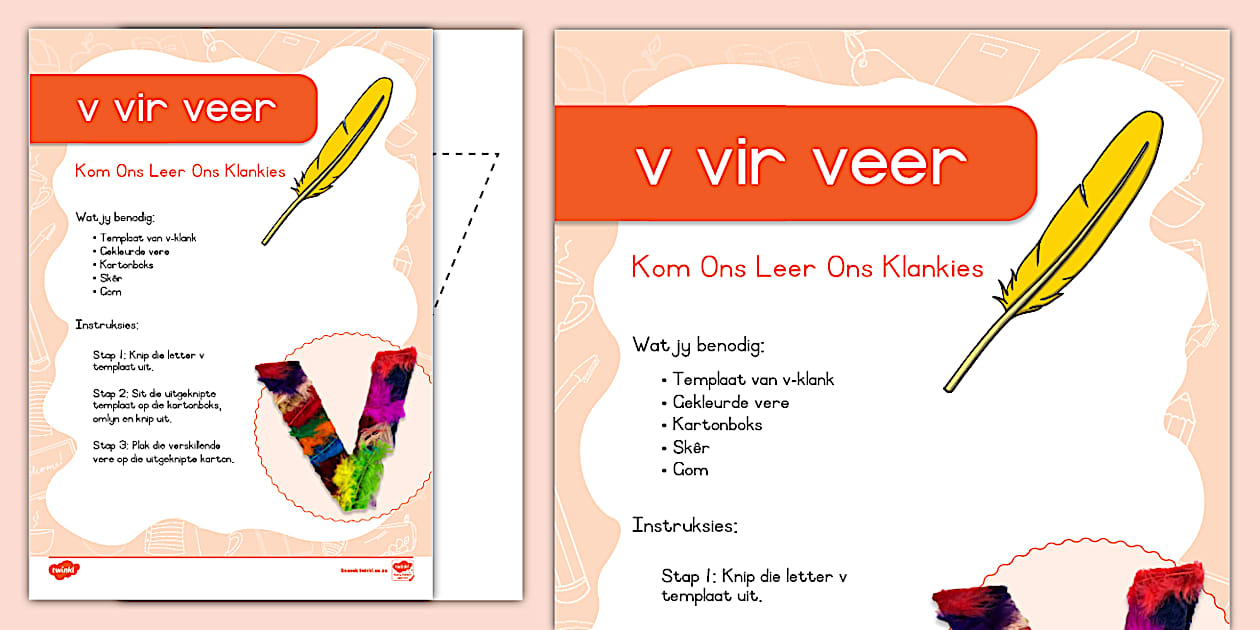 Graad R Klanke Sensoriese Klank v (teacher made) - Twinkl
