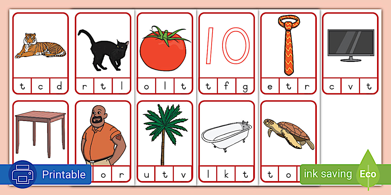 Grade R Phonics: Letter t Peg Cards (teacher made) - Twinkl