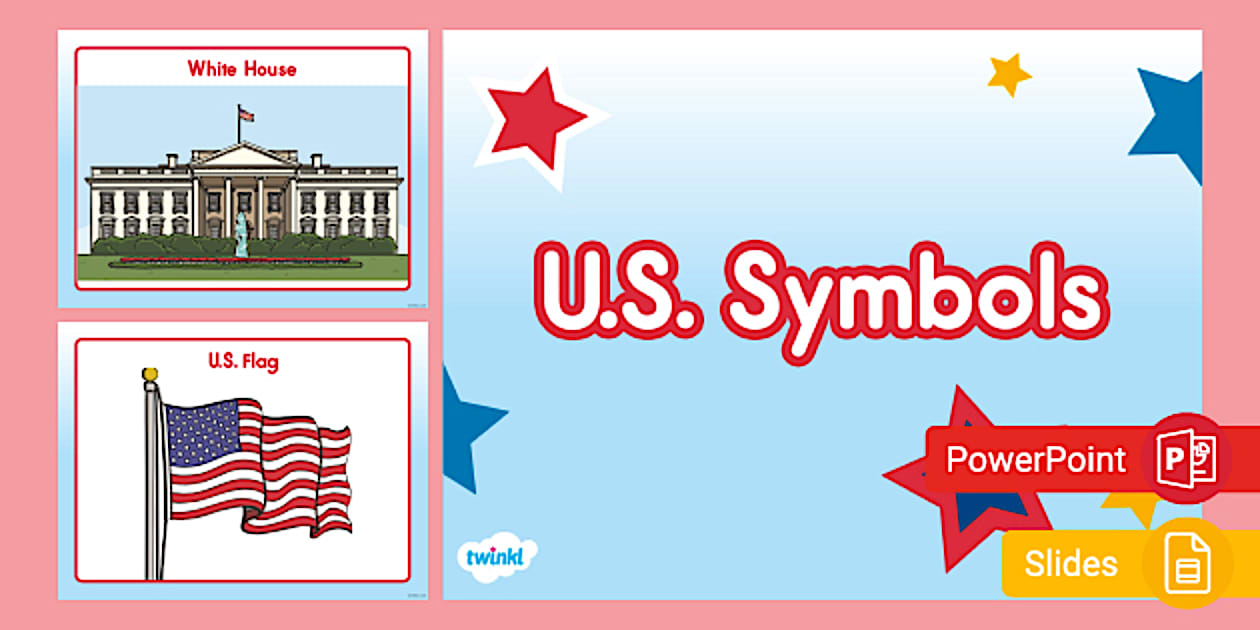 U.S. Symbols Words and Pictures PowerPoint & Google Slides
