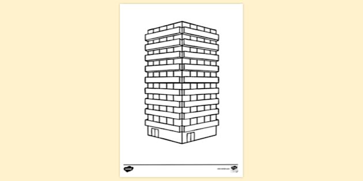 Apartments in Poland Colouring | Colouring Sheets - Twinkl