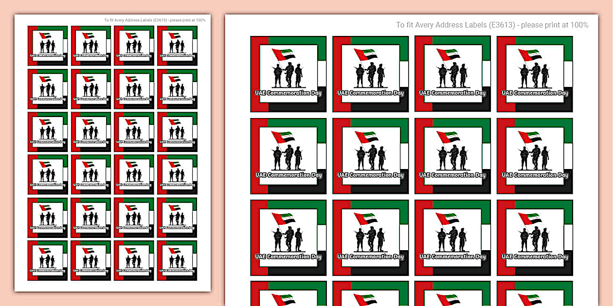 UAE Commemoration Day - Stickers (teacher made) - Twinkl