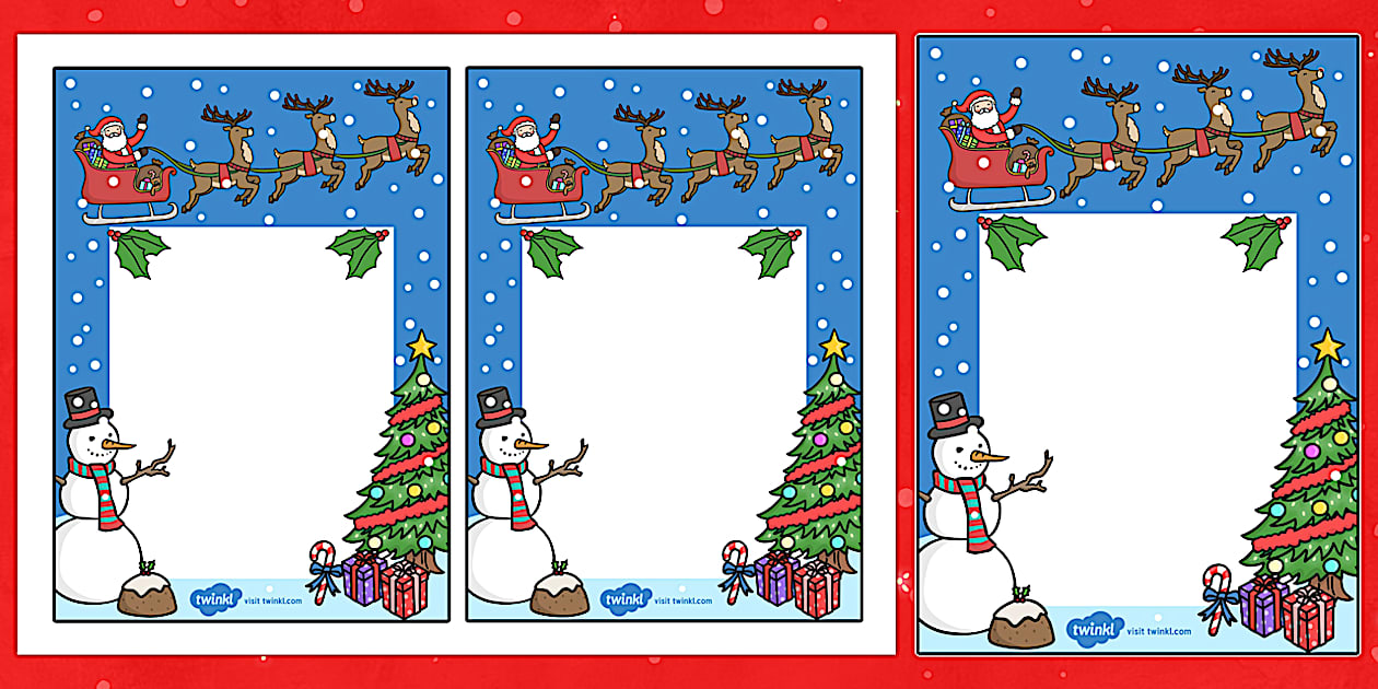 Note From Teacher Christmas Theme Editable