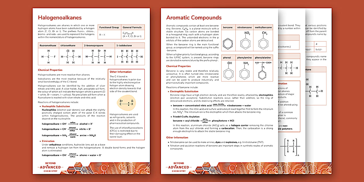 Homologous Series Display Posters (teacher made) - Twinkl