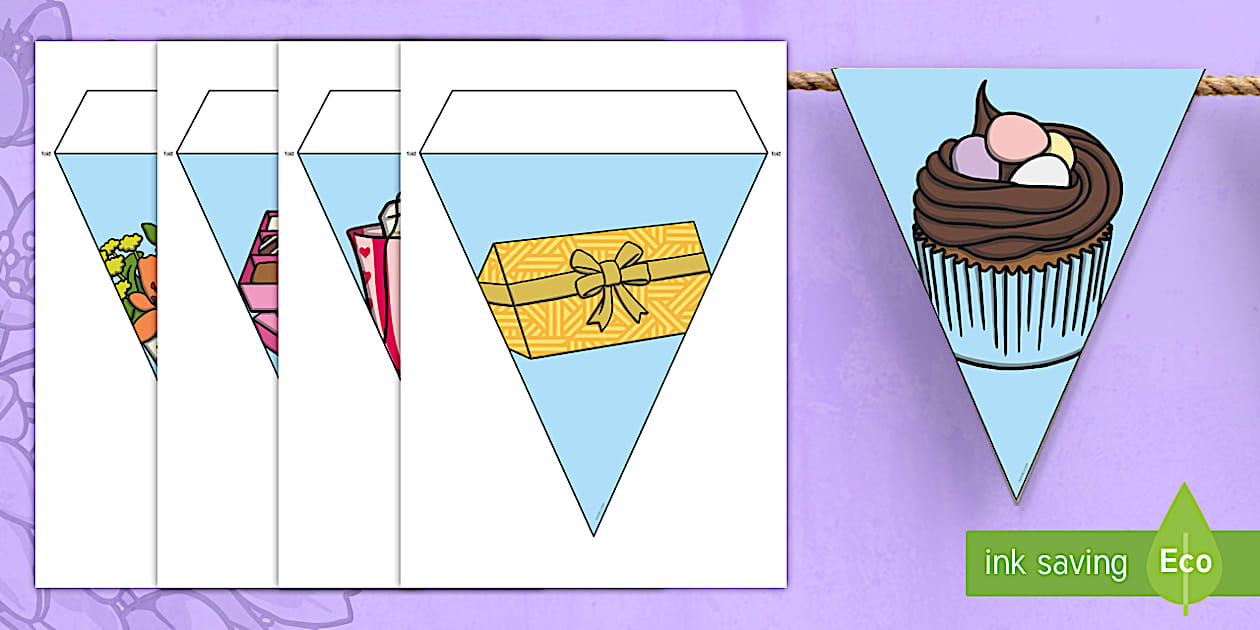 Mother's Day Bunting - Primary Resources (teacher made)