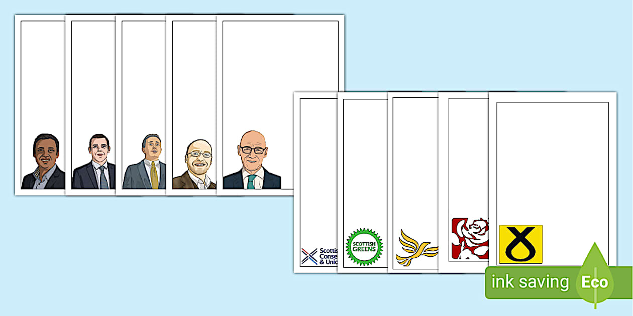Scottish Parliament Elections Page Borders (teacher made)