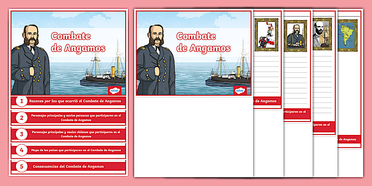 Cuadernillo: Combate de Angamos (teacher made) - Twinkl