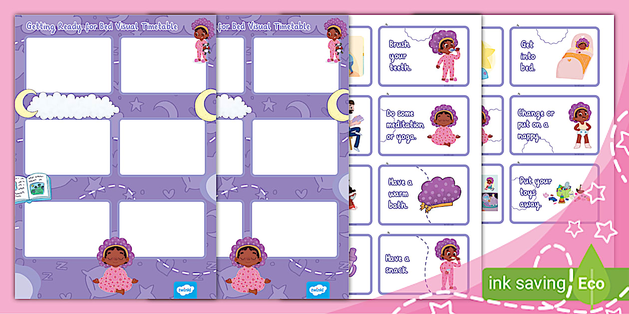 Bedtime Routine For Two Year Old | Asha's Visual Timetable