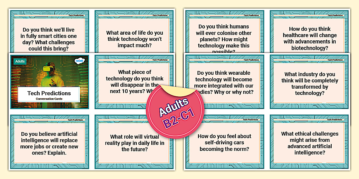 ESL Tech Predictions (teacher made) - Twinkl