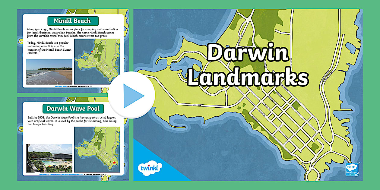 Darwin Landmarks PowerPoint - Year 3 HASS (teacher made)