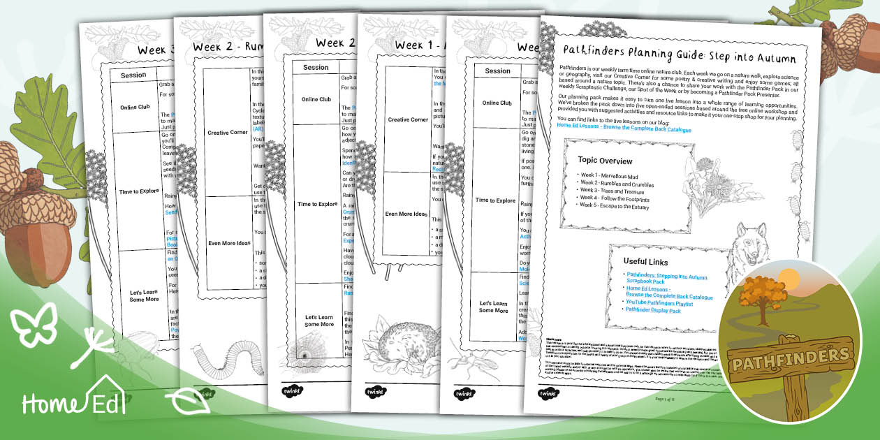 Pathfinders: Step into Autumn Planning Pack (Teacher-Made)