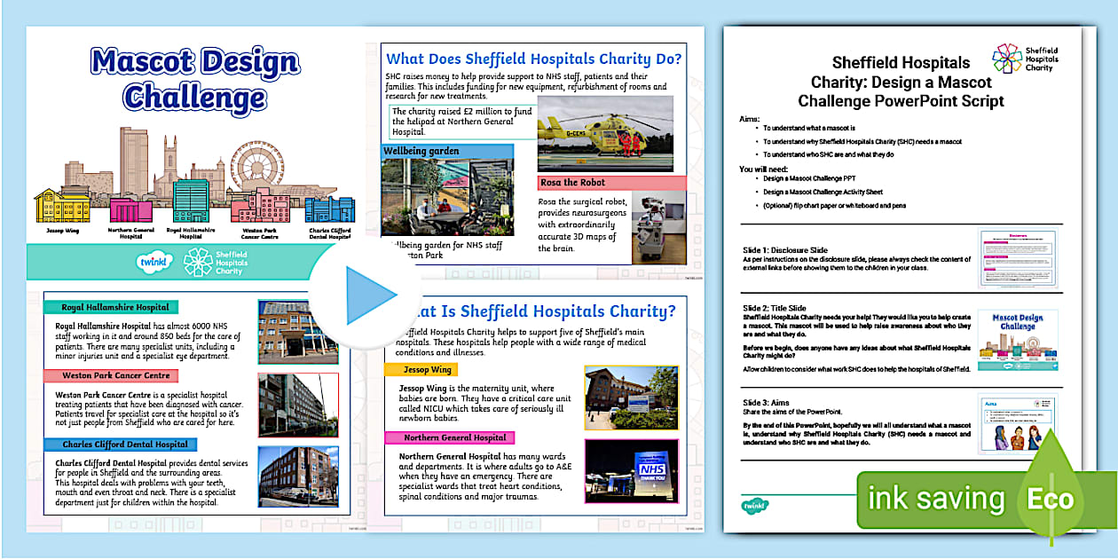 FREE! - Mascot Design Challenge PowerPoint - SHC - Twinkl