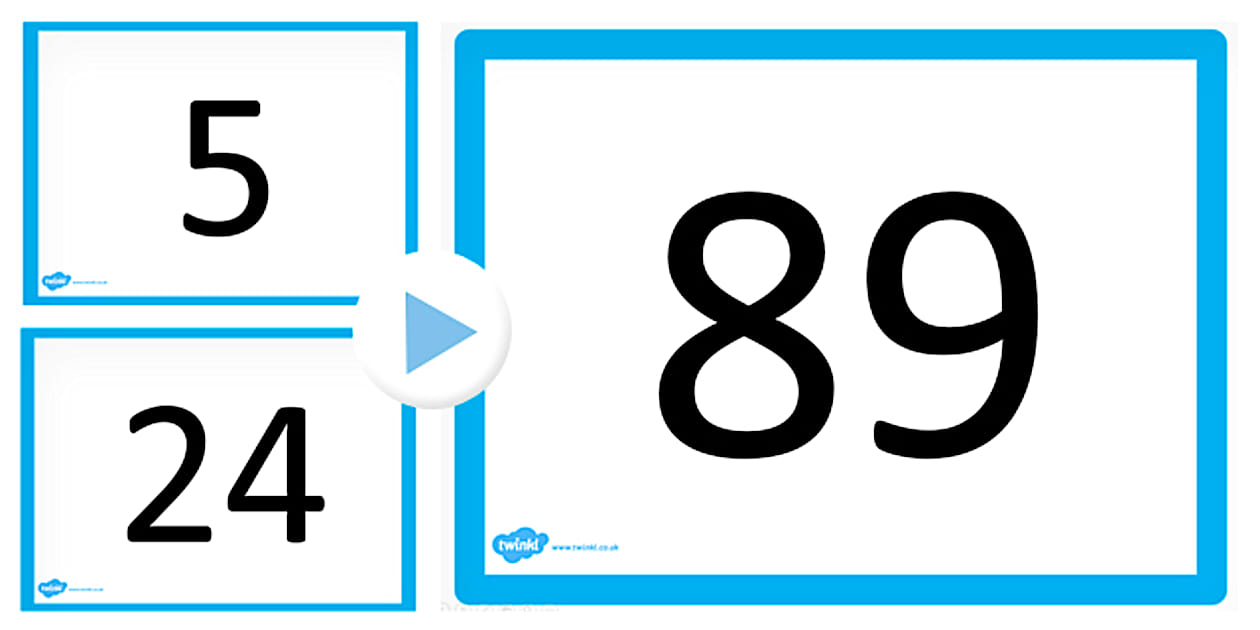 100 0 Counting Maths PowerPoint One Second Slideshow - count