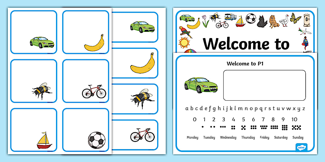 Pick and Mix Class Recognition Classroom Organisation Pack