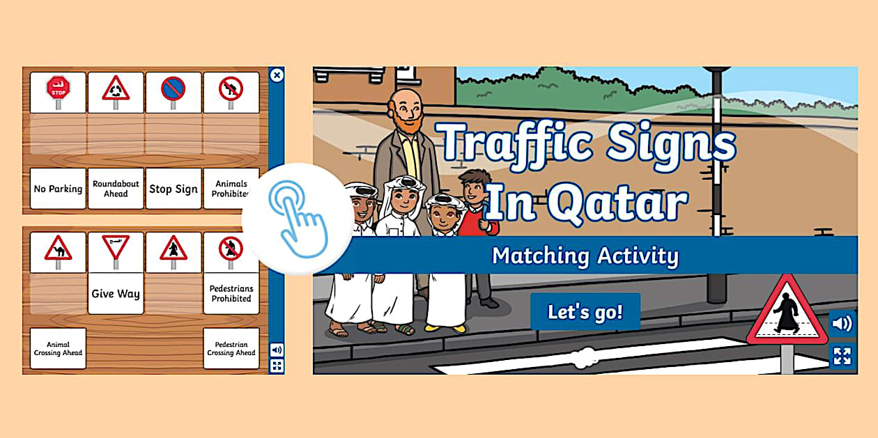 Traffic Signs Interactive Matching Game - Twinkl Traffic Signs Interactive Matching Game - Twinkl