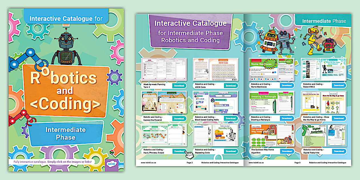 Robotics and Coding Intermediate Phase Taster Pack - Twinkl