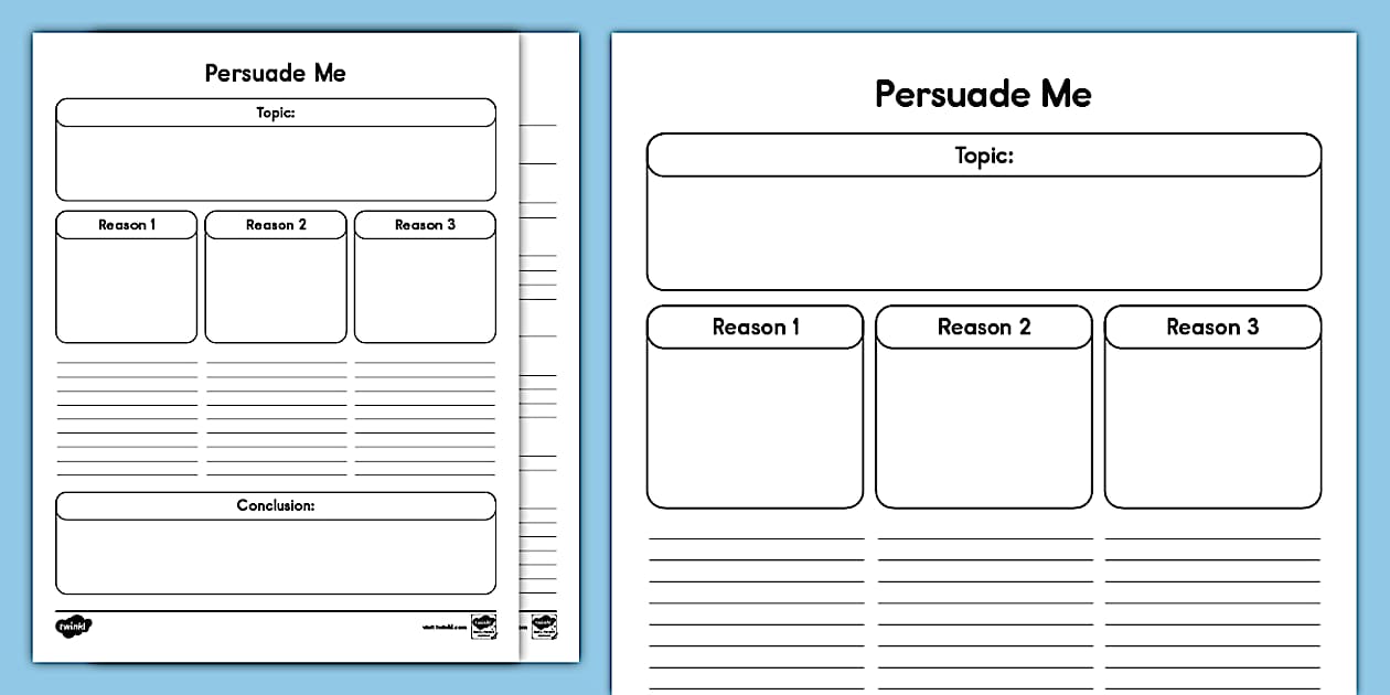 Persuasive Writing Templates | ELA | Twinkl USA - Twinkl