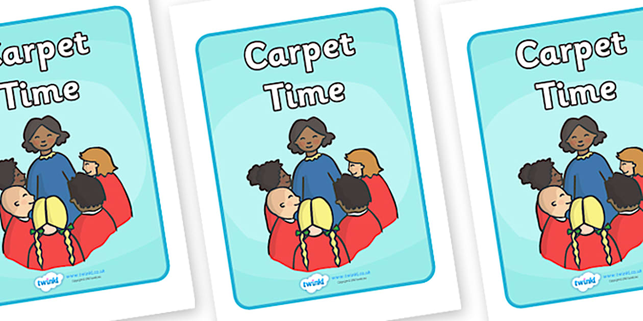 👉 Carpet Time in Primary Schools Display Poster (teacher made)