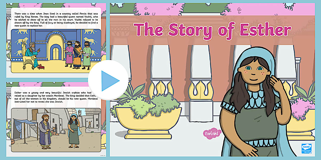 The Story of Esther PowerPoint (teacher made) - Twinkl
