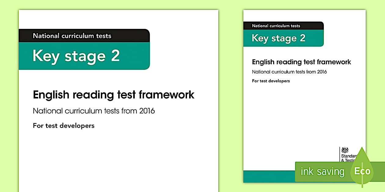 DfE English Guidance | English Reading Test Framework KS2