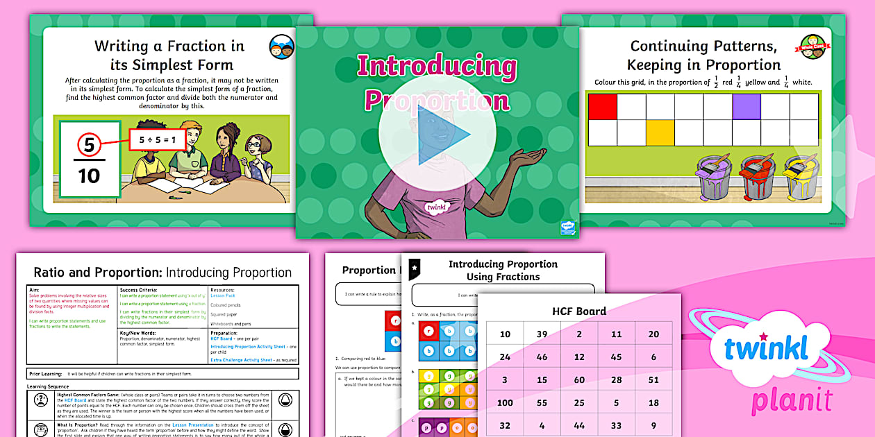Y6 Ratio and Proportion Lesson Pack Solving Ratio Problems