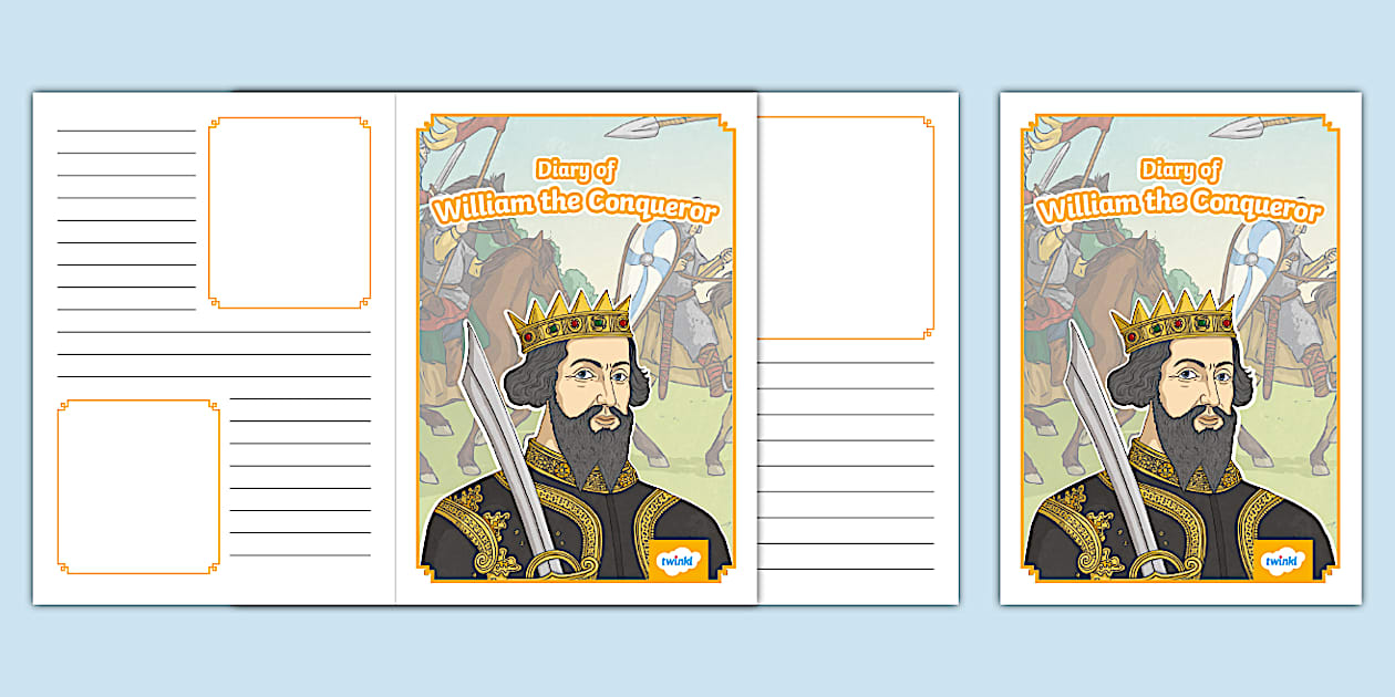 William the Conqueror Journal Writing Frame Template