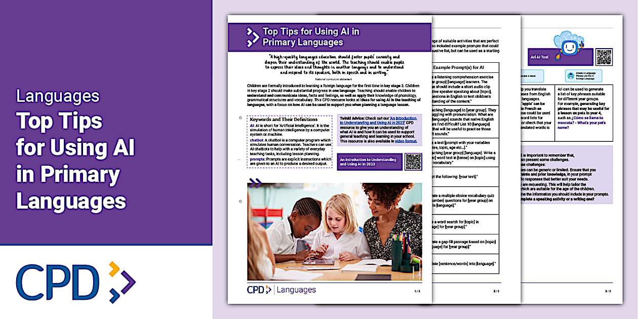 Top Tips for Using AI in Primary Languages - Twinkl