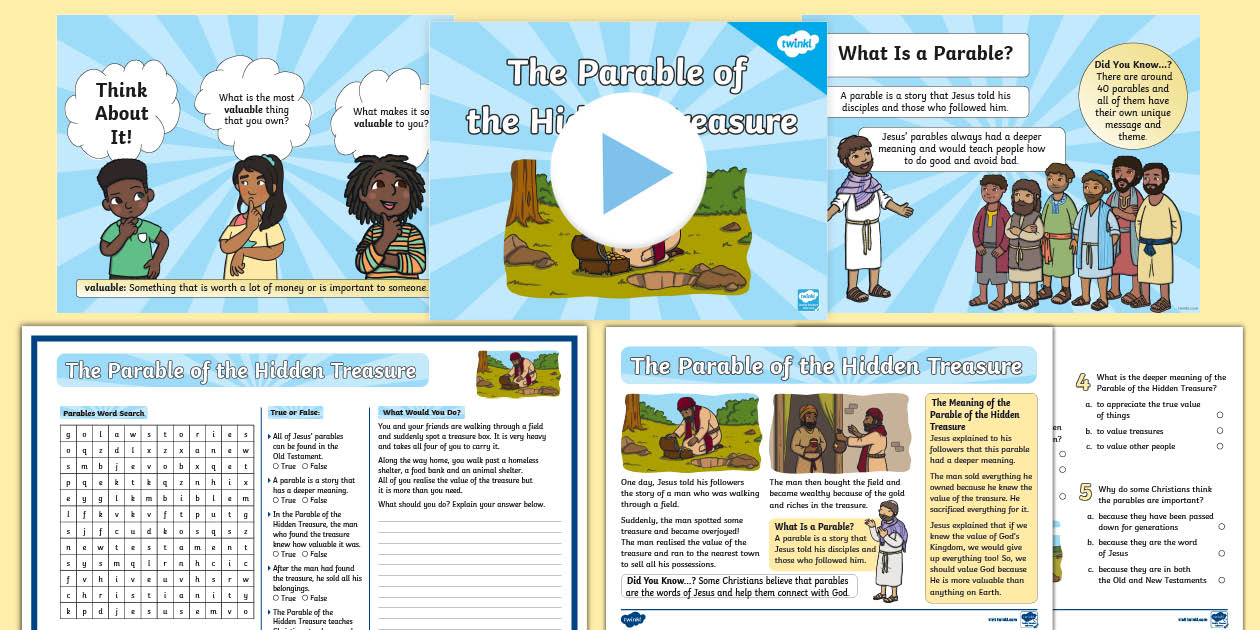 The Parable of the Hidden Treasure Teaching Pack | KS1 | RE