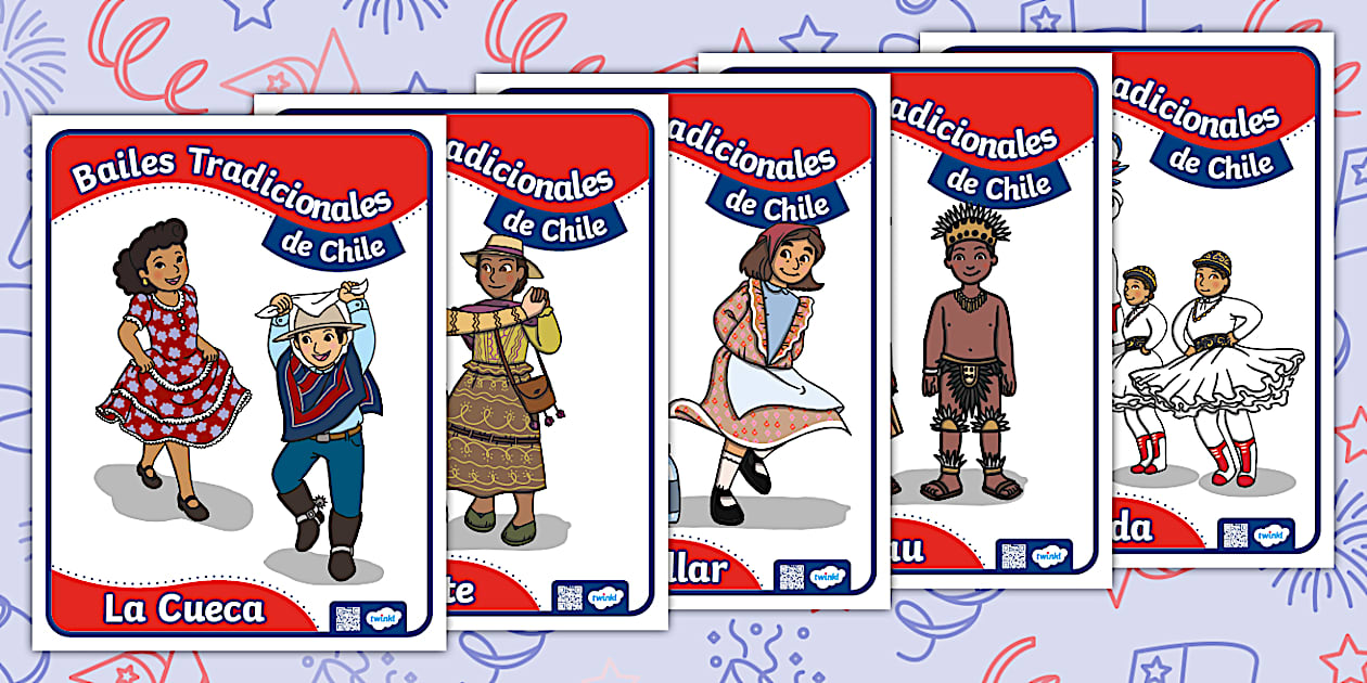 Póster | Bailes Tradicionales | Chile | Chilenos