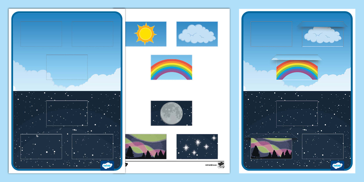 Up in the Sky - Lift-The-Flap (Teacher-Made) - Twinkl