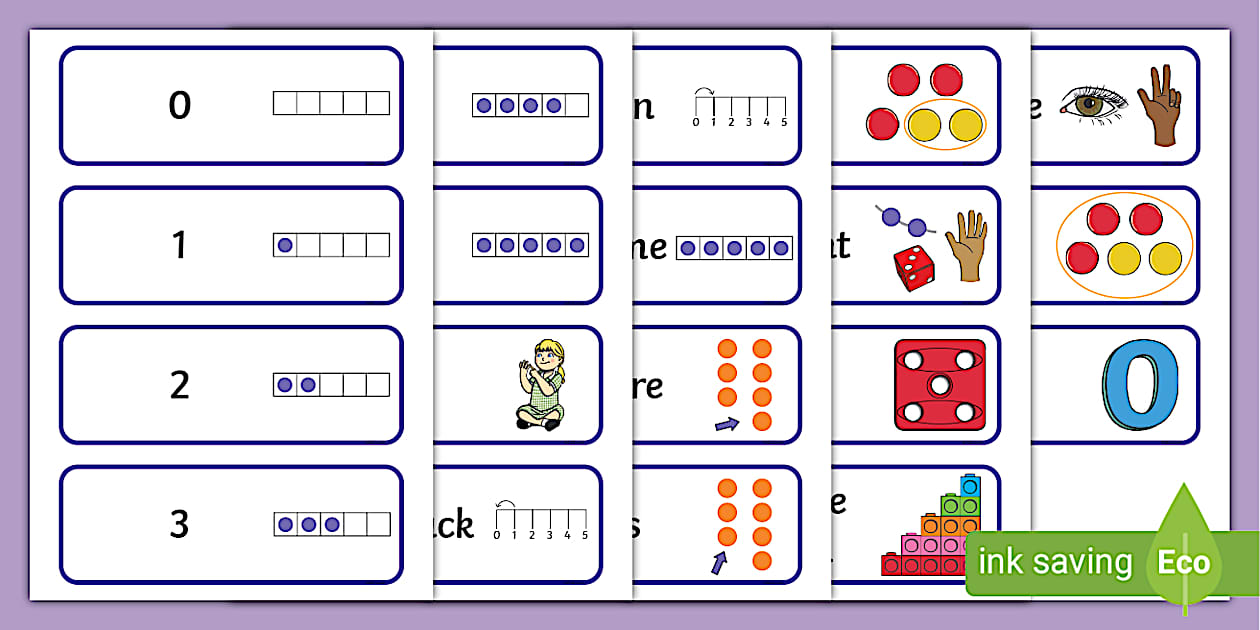 👉 EYFS Maths Vocabulary Cards: White Rose Maths Alive in 5