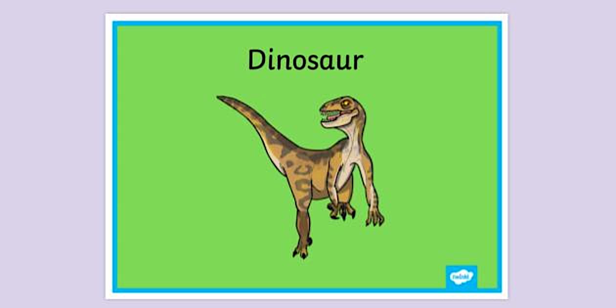 Small Dinosaur Poster | Display Poster | Primary Resources