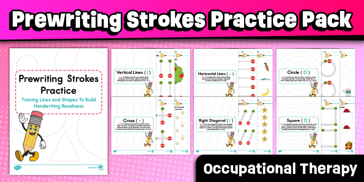 * NEW * Prewriting Activities Occupational Therapy | Twinkl USA