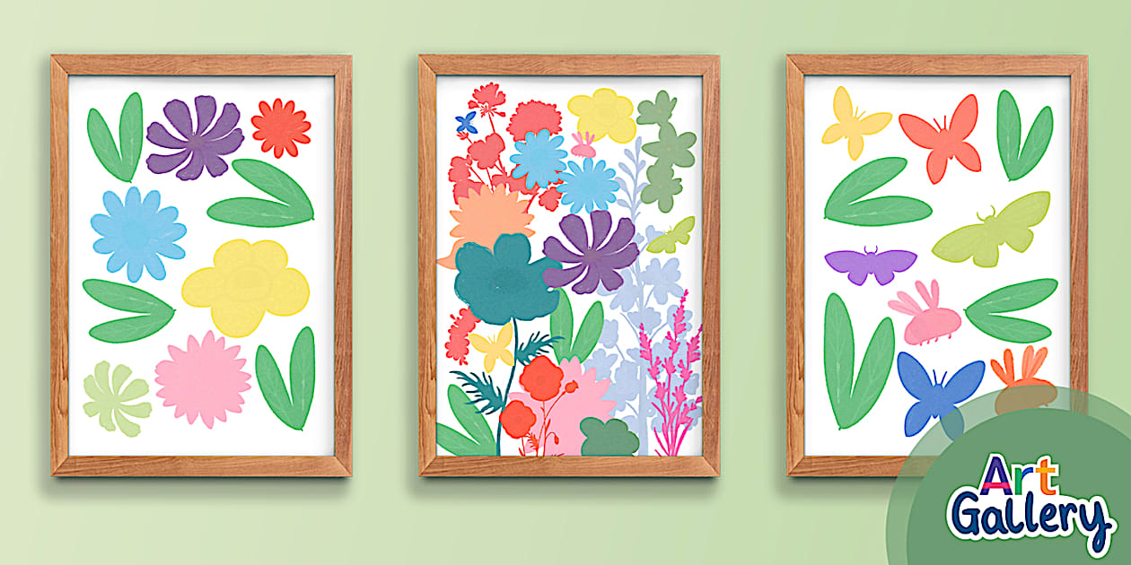 Pastel Floral Three-Poster Set | Twinkl Art Gallery - Twinkl
