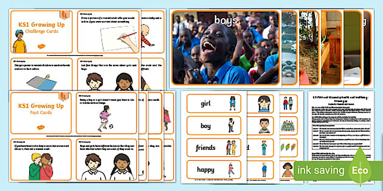 PSHE: KS1 Growing Up - Additional Resources (teacher made)