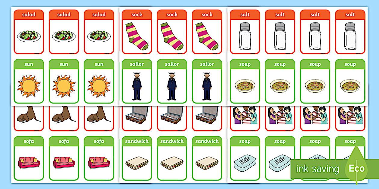 'S' picture cards | EYLF (teacher made) - Twinkl